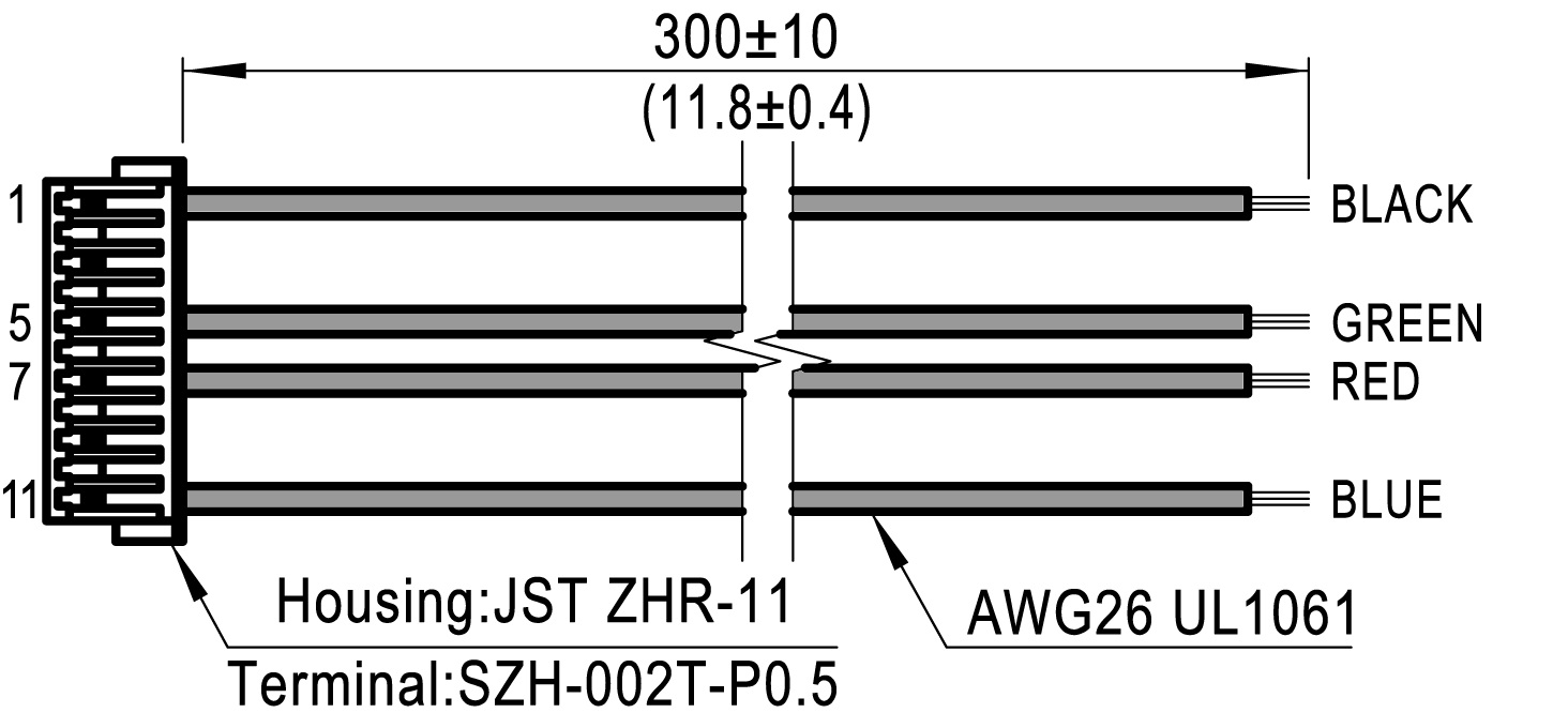 Wire Harness04581 - Cables for Stepper Motors | MOONS'